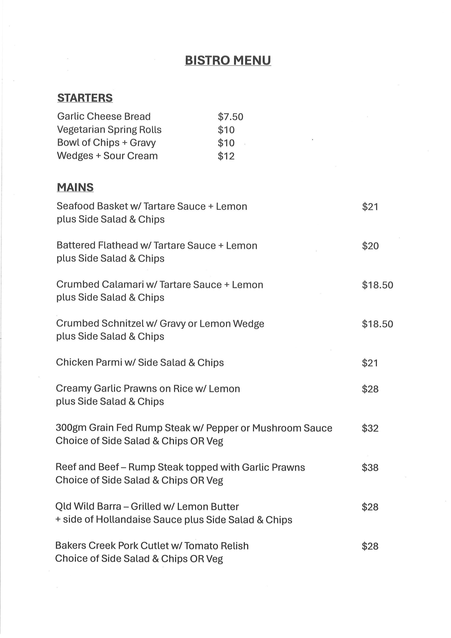 Dining - Victoria Point Bowls & Recreation Club